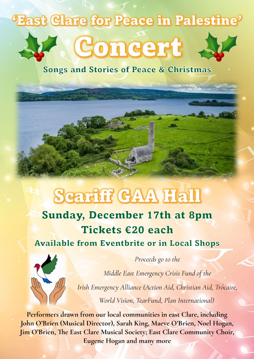 East Clare to raise its voice with concert in aid of victims of war in ...